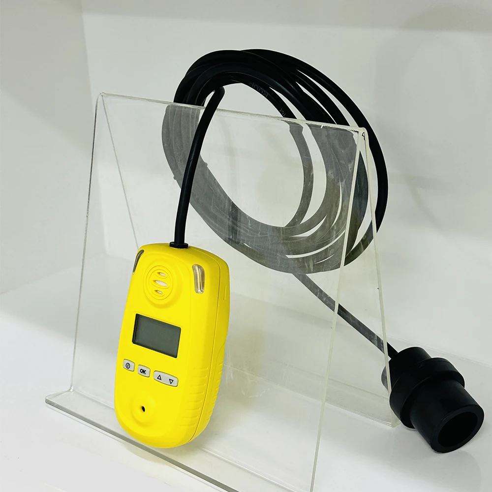 Remote oxygen sensor operated portable oxygen detector 0-100% vol gas ...