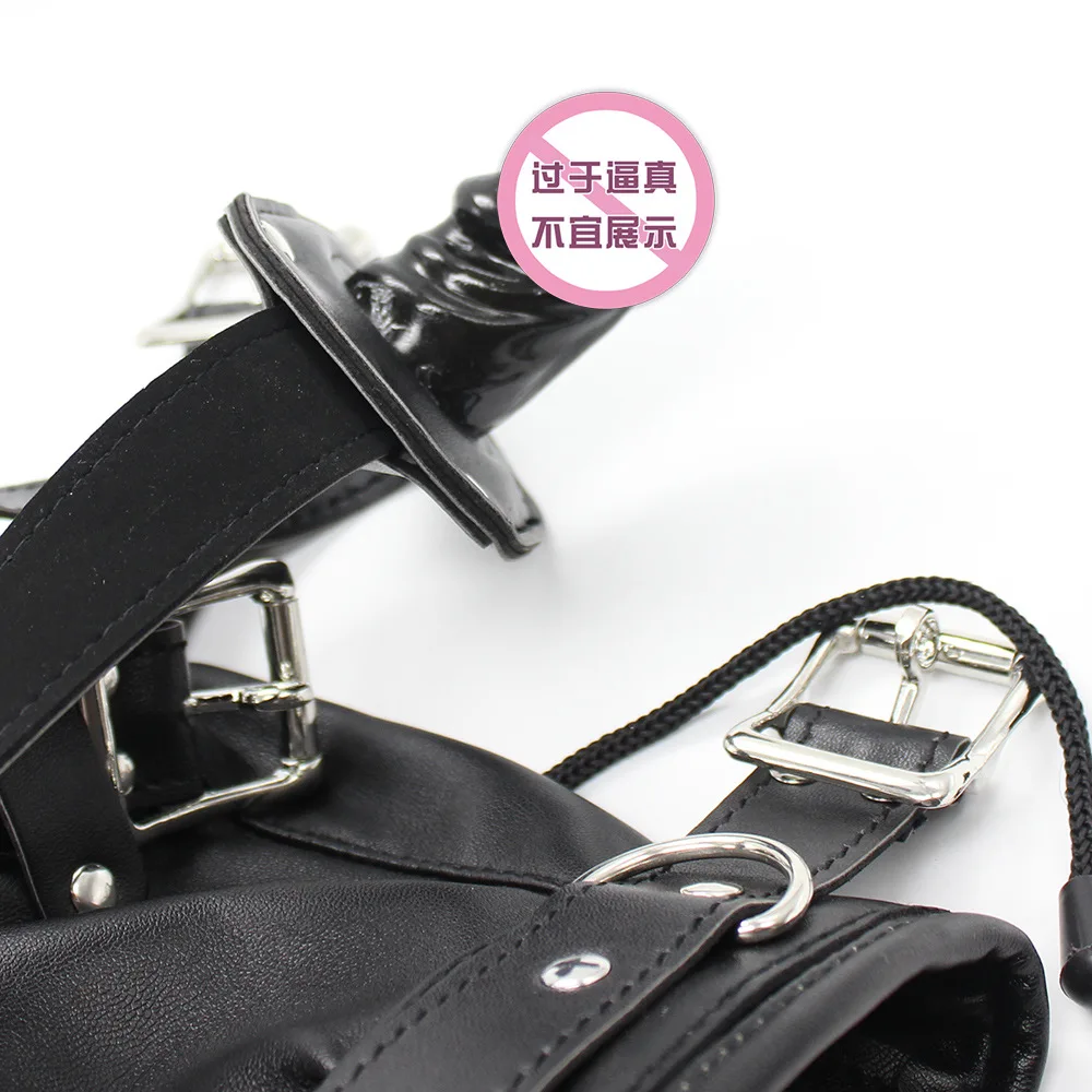 Pink Color Bondage Hood BDSM Leather Muzzle Gimp - Sexy