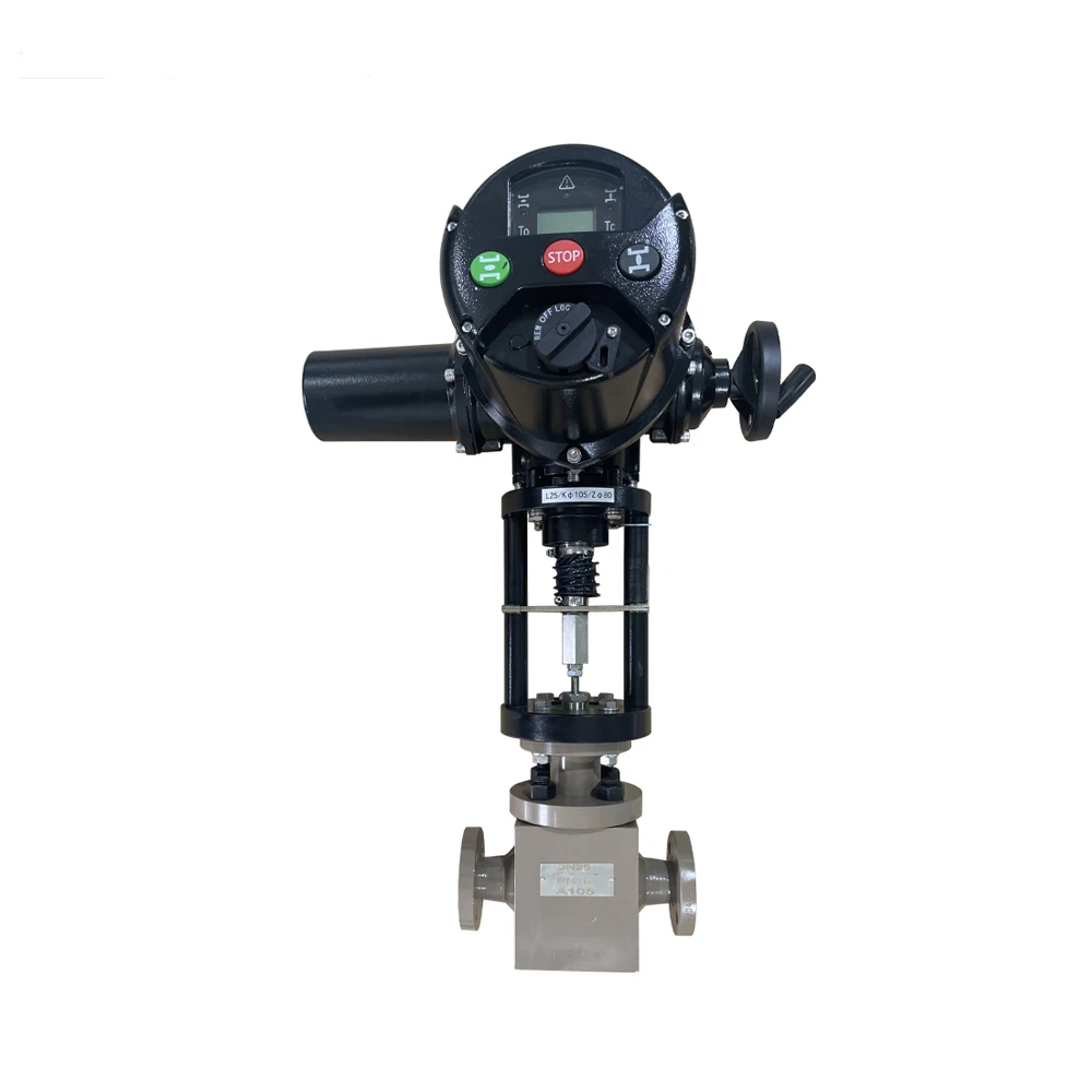 Flow Control Valve HEM Multi Turn to Linear Actuator with Gate ...