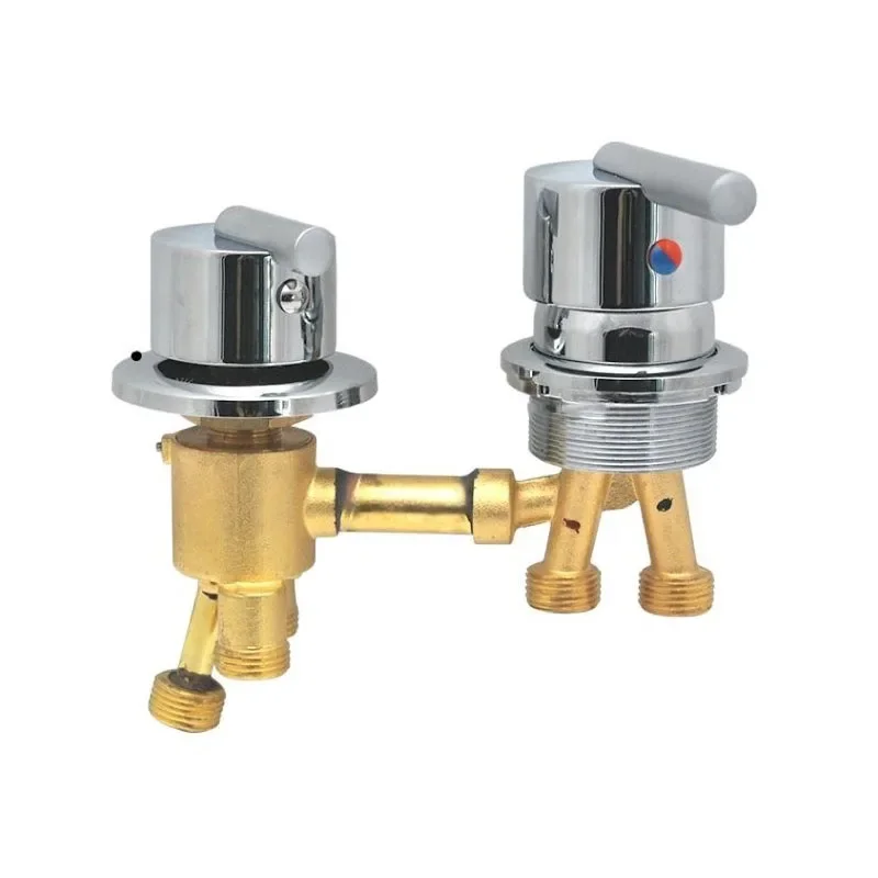 Old-fashioned Conjoined Bathtub Faucet Cold Hot Water Control Switch ...