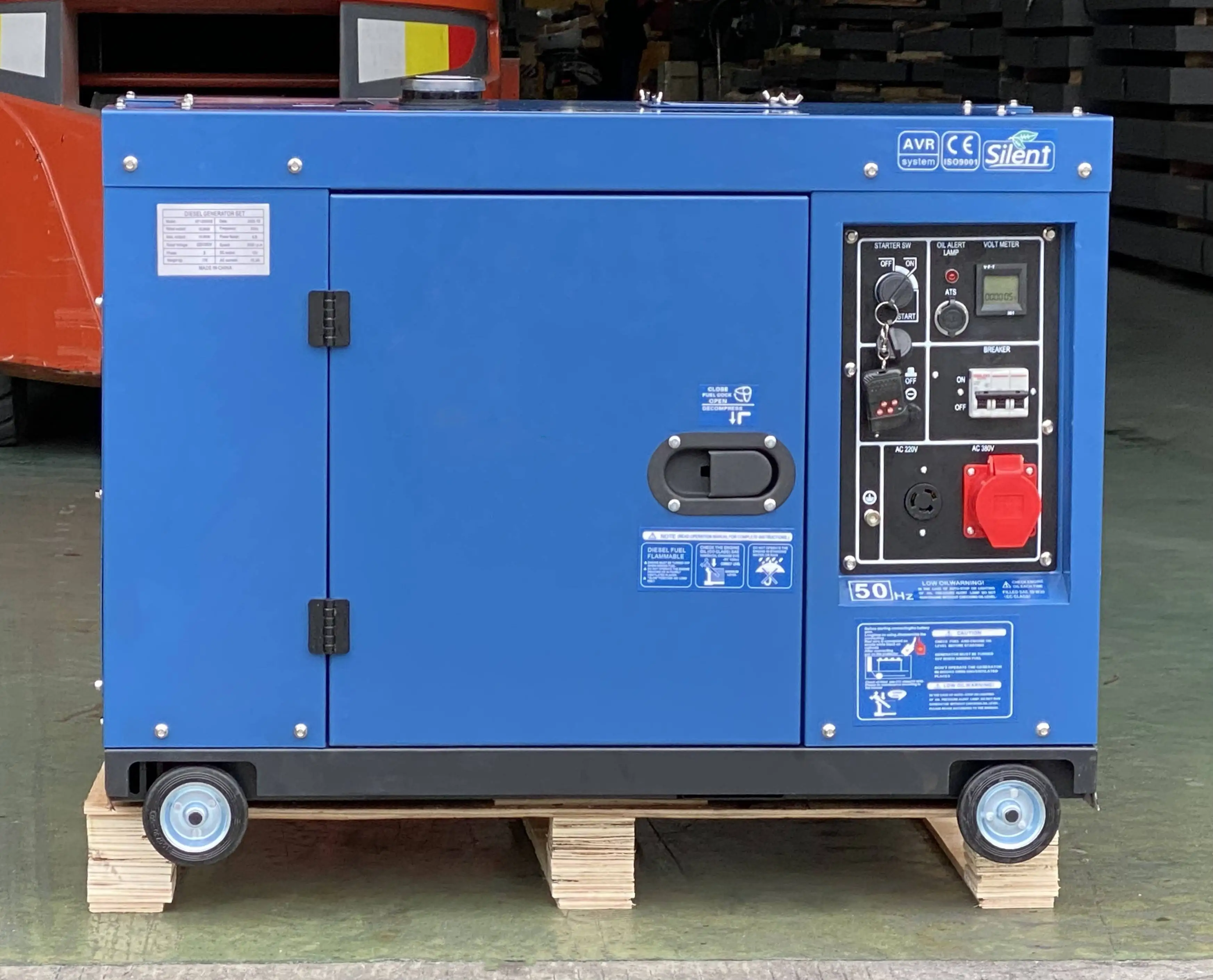 Silent Portable 5kw 6kw 8kw 9kw 10kw Single Phase Diesel Generator ...