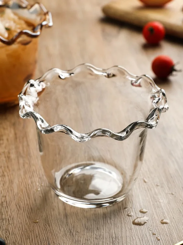 New Custom 400ml Glass Sweet Dessert Bowl Transparent Juice Milkshake ...