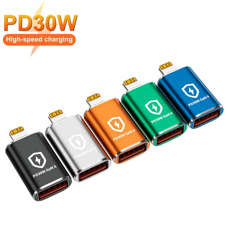 Ios To Usb2.0 Otg Adapter For Iphone 14 13 12 11 Pro Xs Lighting Male ...