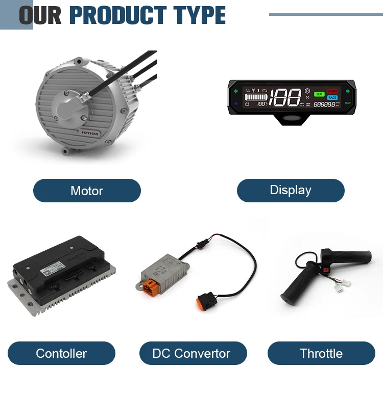 14KW Mid-Mounted Electric Motor Conversion Bike Kit