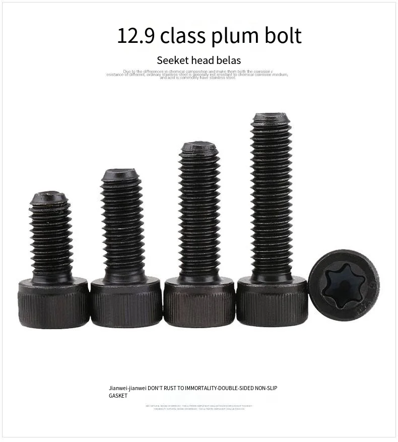 Cylindrical Security Torx Screw Head Bolt Plum Blossom Bolt - Buy Plum ...