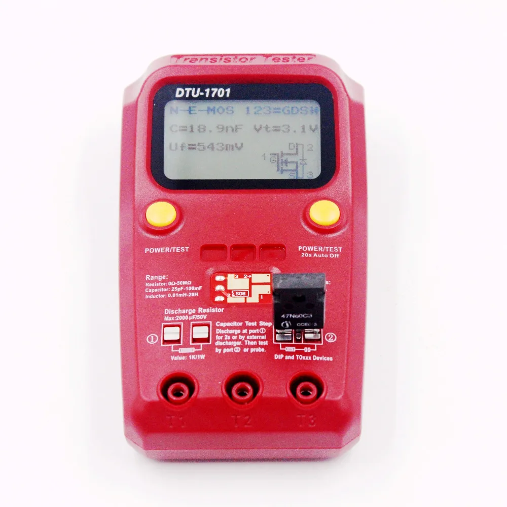 DTU1701 Transistor Tester - Multifunctional & Customizable