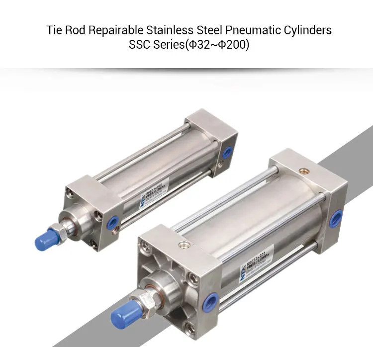 Stable Actuator Pneumatic Cylinder 1000mm Stroke Pneumatic Air Cylinder ...