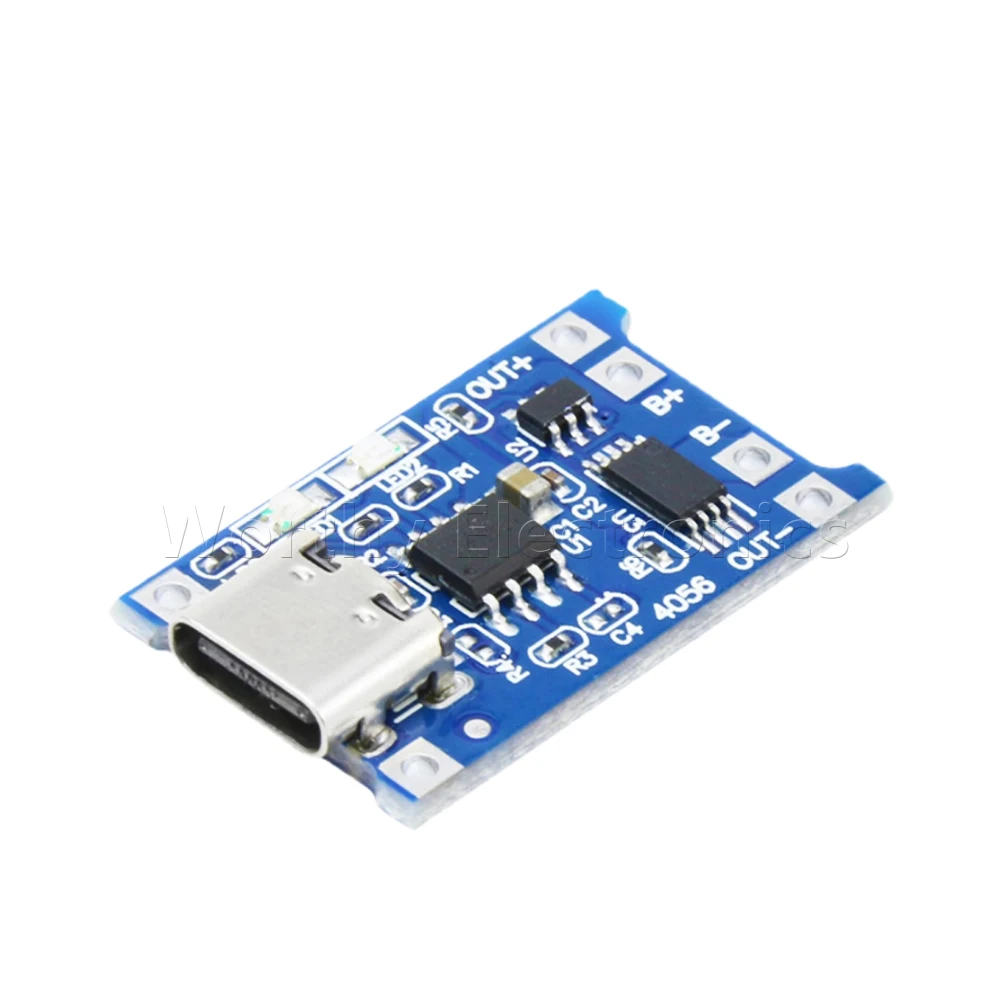 Type-c Usb 5v 1a Protect 18650 Charger Module Modulo Tp4056 Charger ...