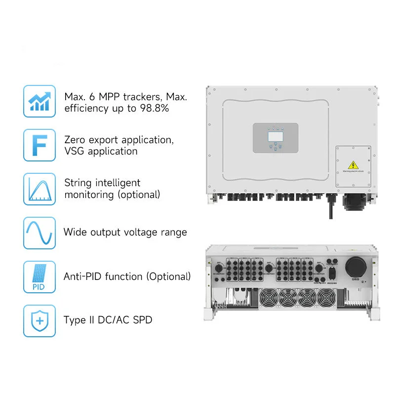 Deye Solar Inverter Sun-70/75/80/90/100/110k-g03 | Three Phase | 6 Mppt Solar On-grid Inverter ...