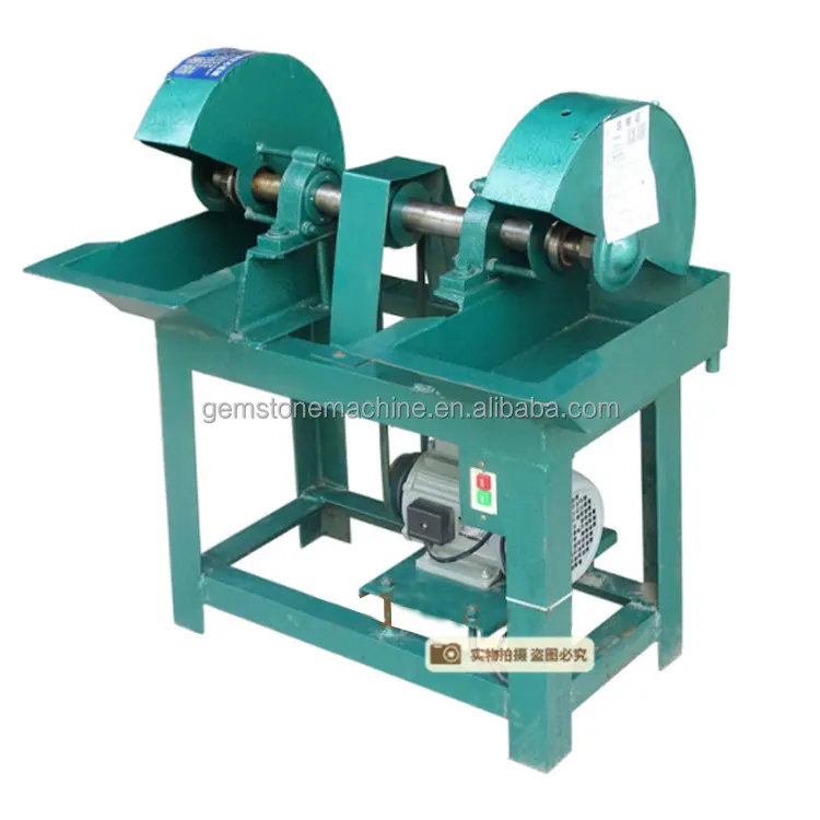 LS-201 Dual Wheel Lapidary Gemstone Work Manual Grinding Machine