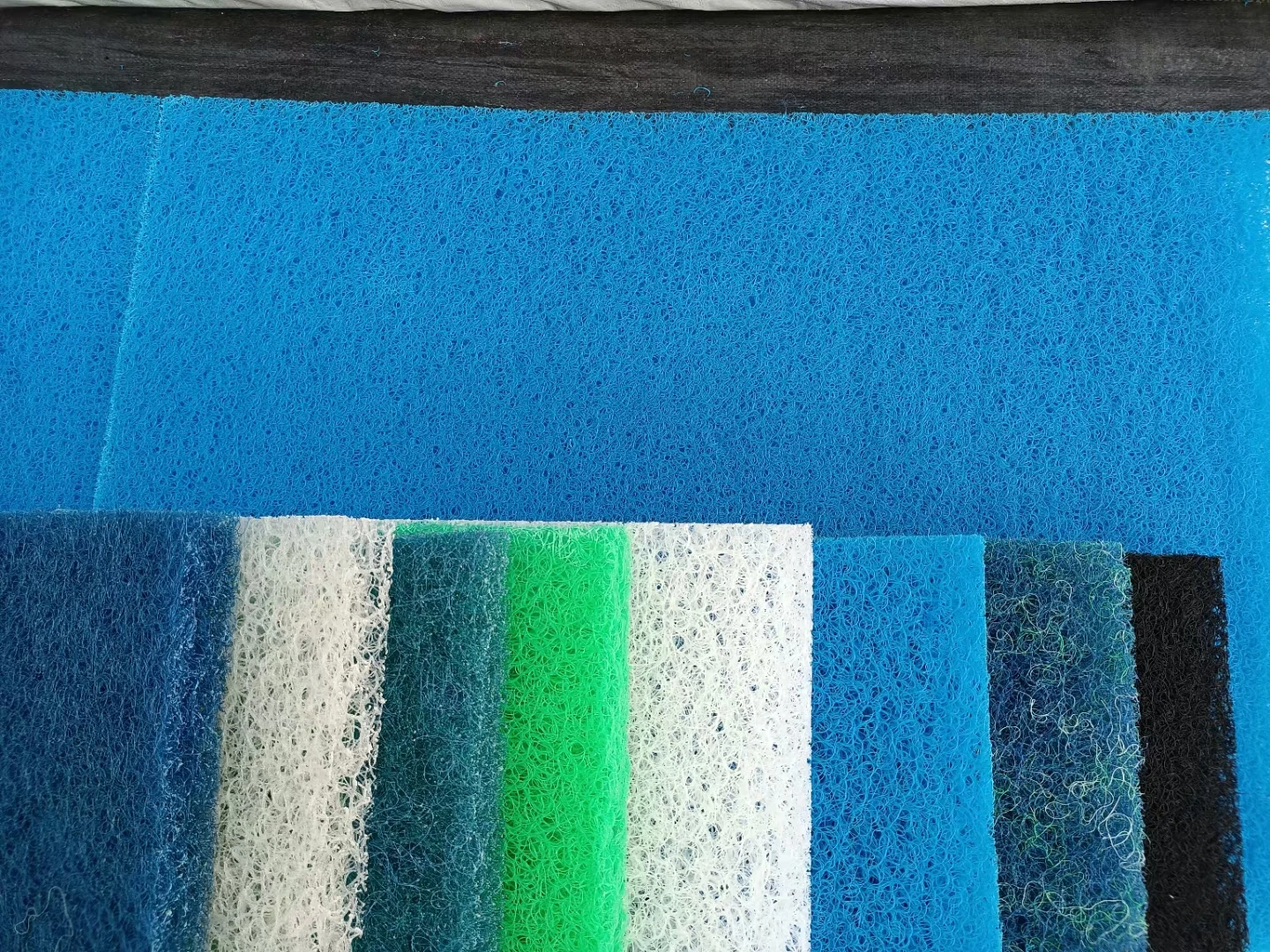 Green Spiral Filter Mat 200x100x4cm - Japanese Quality