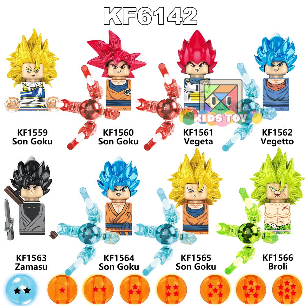 Kf6165 Anime Comics Dragon Son Goku Black Cell Vegeta Ball Dbz Mini ...