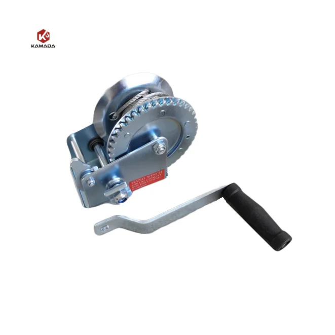 1200lb gear winch car parts auto tow 540kg 10m wire industry manual ...