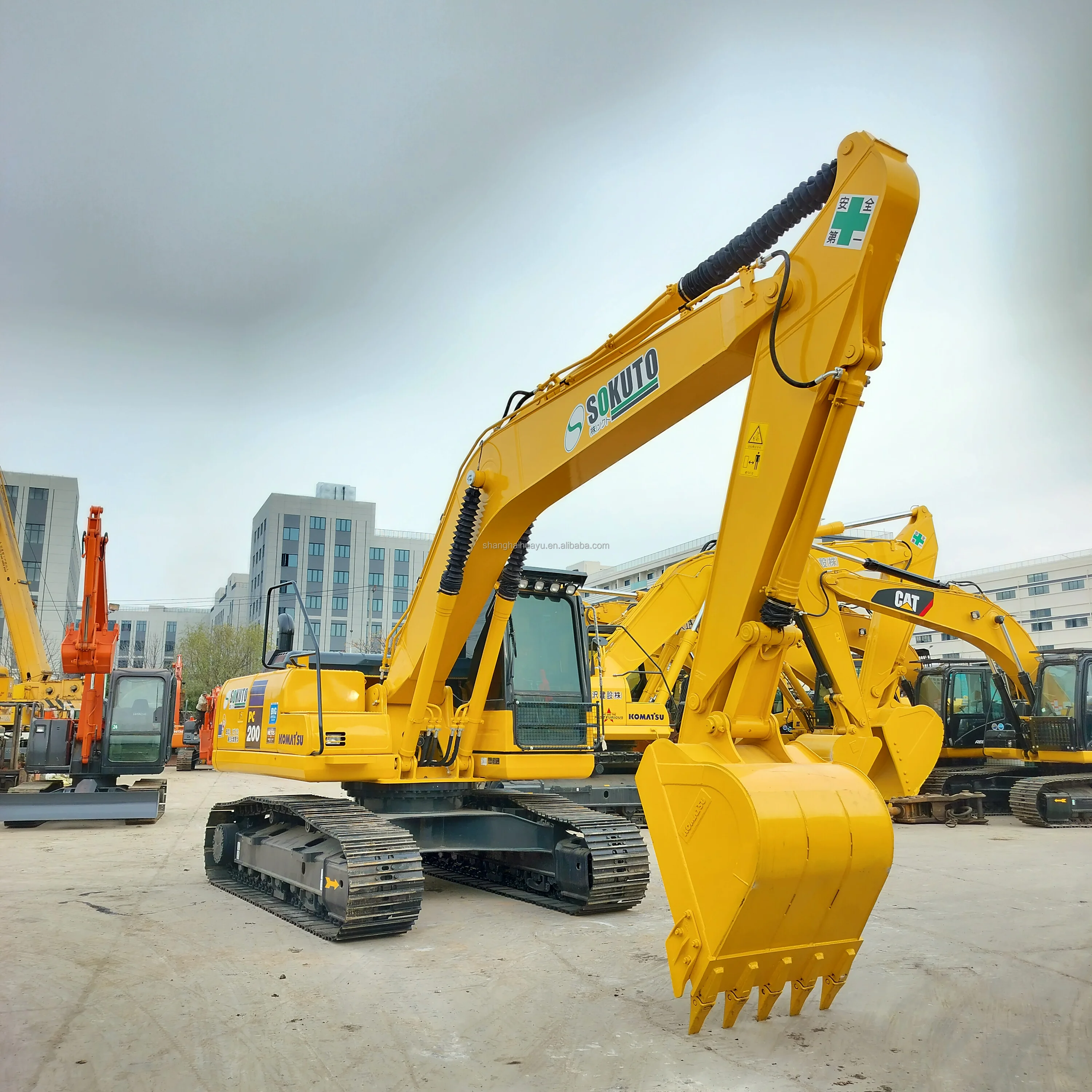 Model Pc200 Hydraulic Crawler Excavator Classic Heavy Duty Construction ...