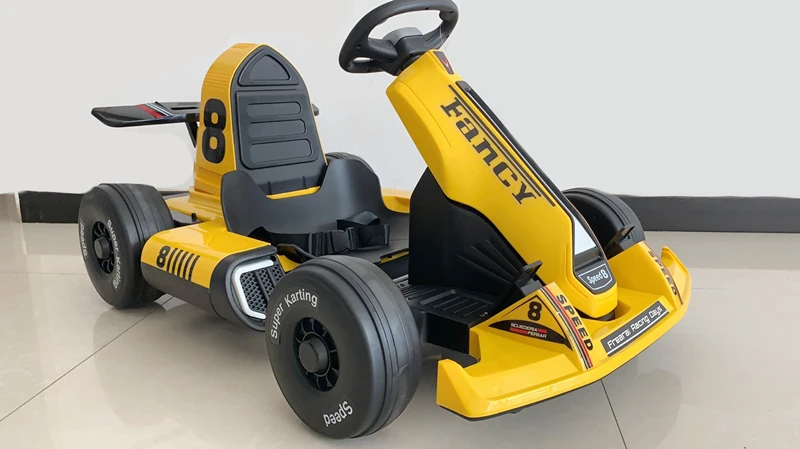 Kids Outdoor Electric Racing Go Kart Children Electric Karting Aged 3 ...