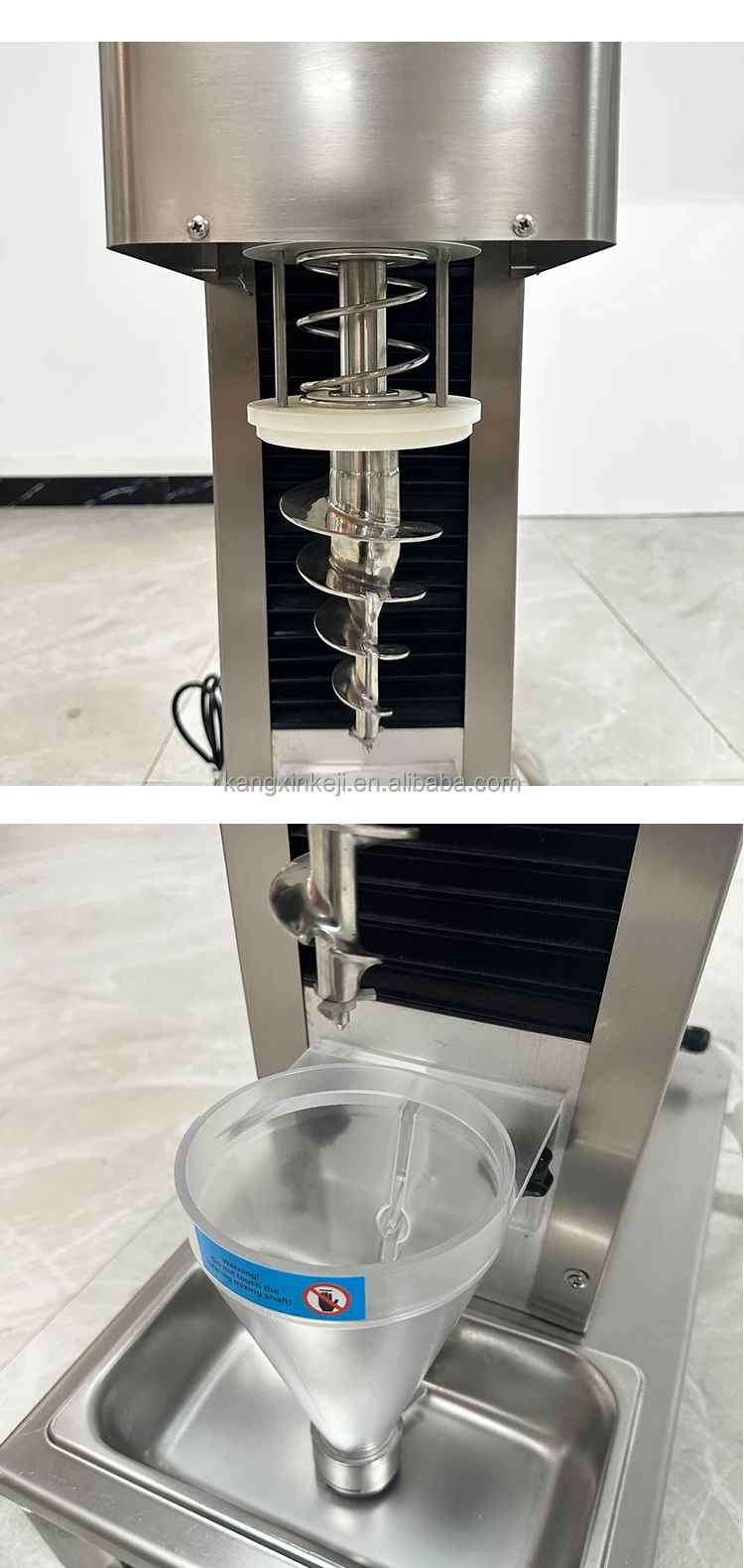 Gelato Fruit Machine Swirl Drill Frozen Yogurt Real Fruits Ice Cream ...