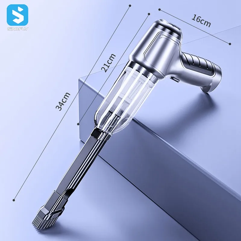 120W 12000Pa High Power Brushless Motor 2024 Portable Car Vacuum ...