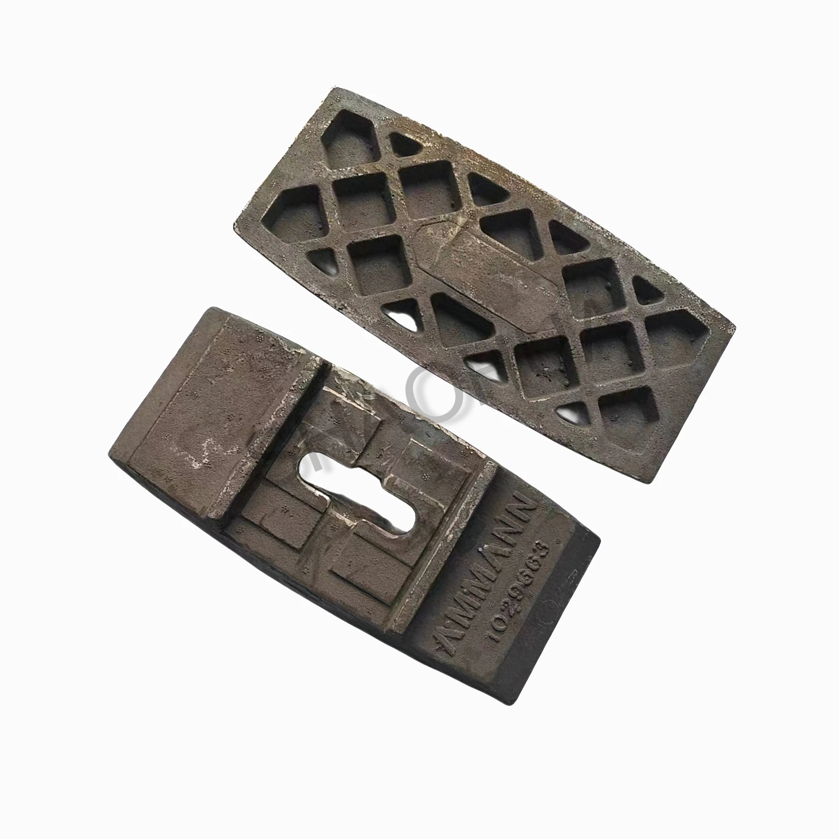 Ammann Global 320 Asphalt Mixing Plant Parts Mixer Liner Paddle Arm Tip ...