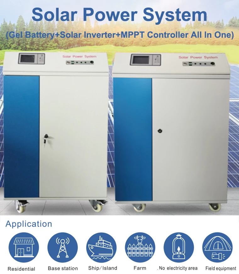 4kw Solar Panel Off Grid Solar Power System 5kw 6kw Solar Power Station ...