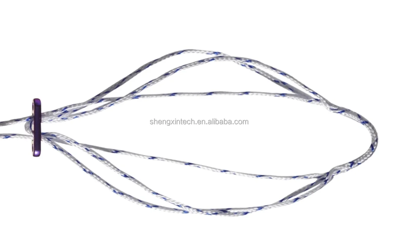 Knotless Rotator Cuff Repair with UHMWPE Braided Suture