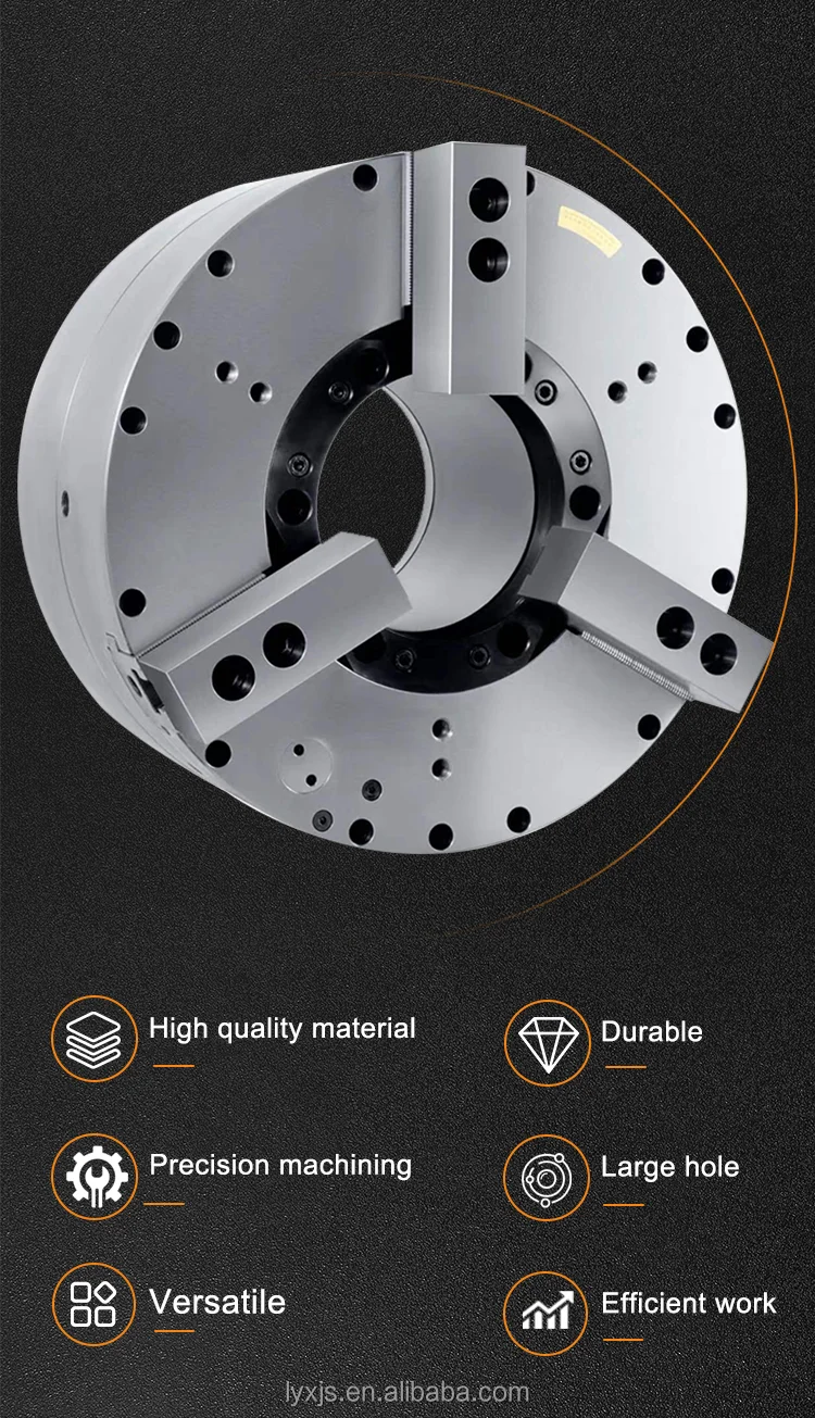 Manual Power Three Jaw Self-Centering Lathe Chuck K11