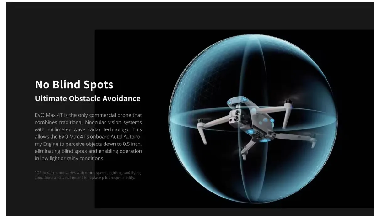 Autel Evo Max 4t Thermal Imaging Camera Mapper Uav Drone Night Defense ...