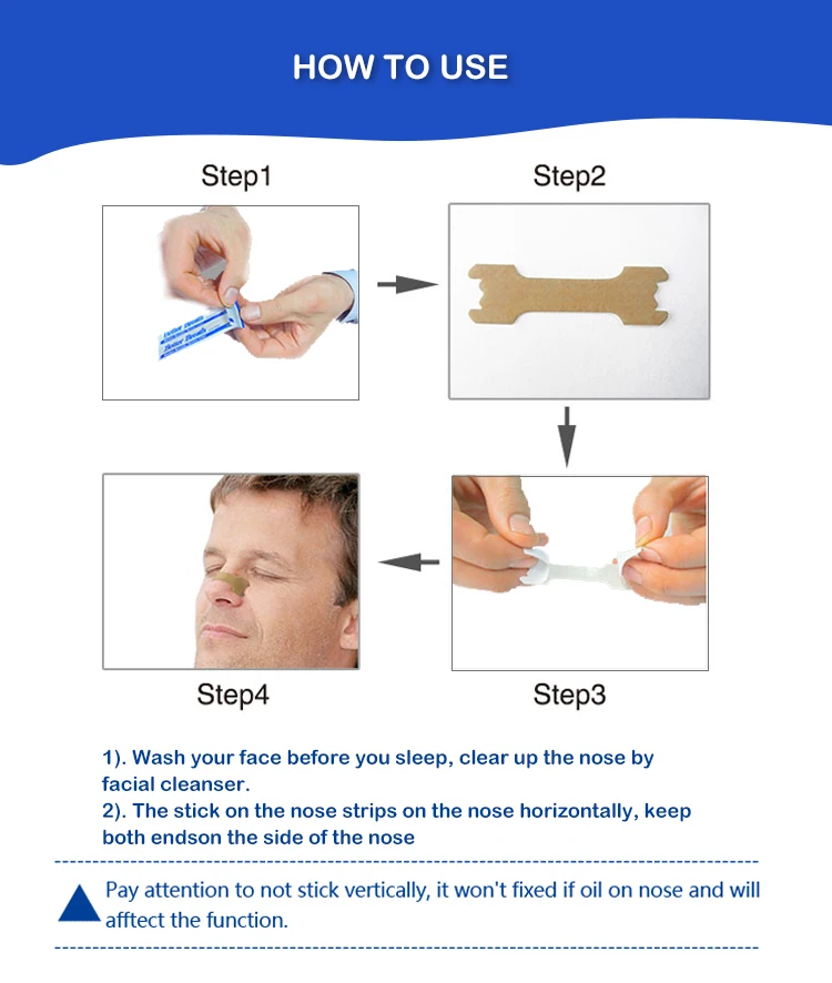 Hodaf Hot Selling Better Breathe Nose Strips Nasal Patch Colorful ...