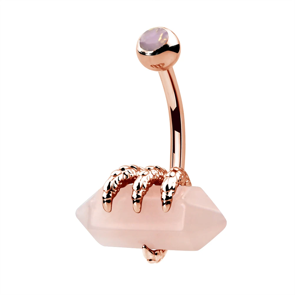 Genuine Belly Button Set Designer Belly Button Ring Crystal Navel Body ...