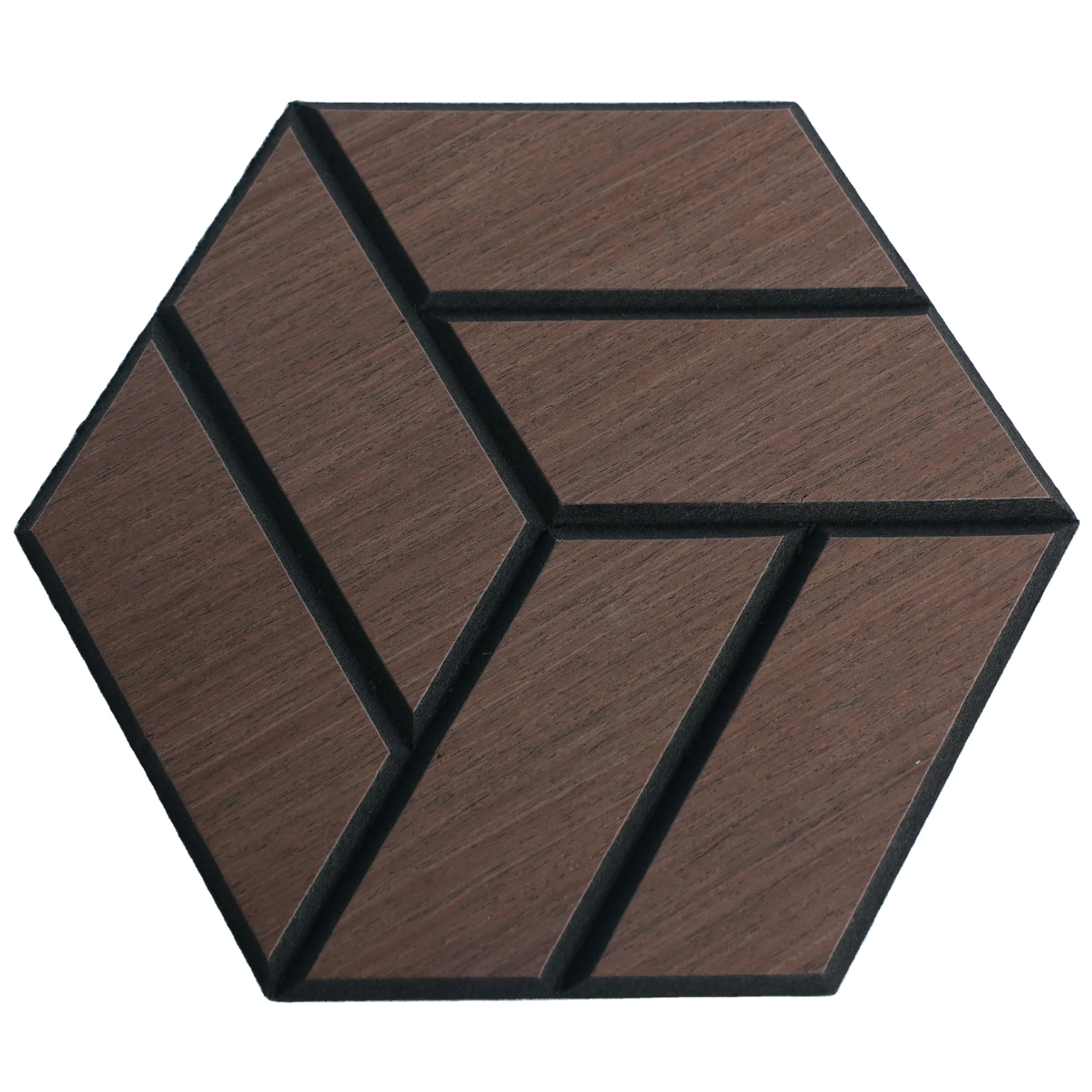 Hexagon Acoustic Panel Timber 3D Model Design Soundproof Absorption ...