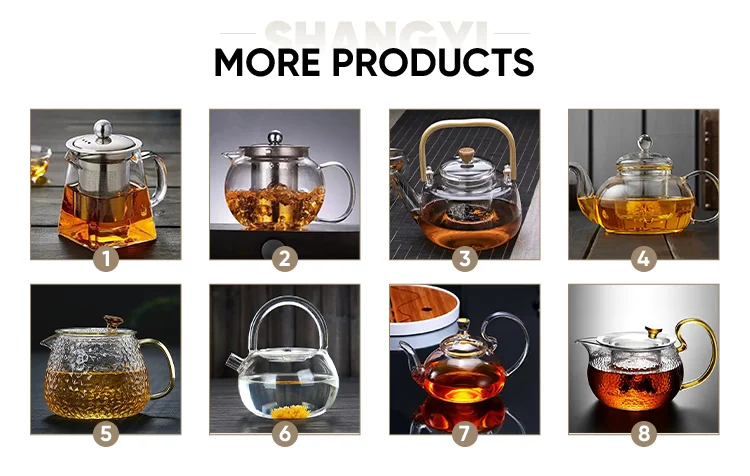 Microcrystalline Glass Kettle Transparent Glass Kettle Teapot Wholesale ...
