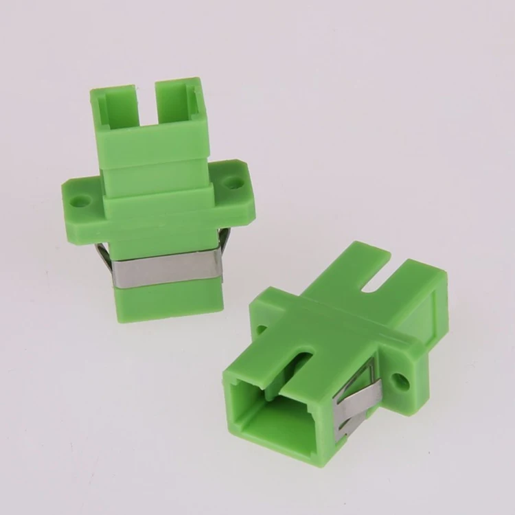 Green Adapter Fiber Coupler Sc Apc Fiber Adaptor - Buy Sc Apc Fiber ...