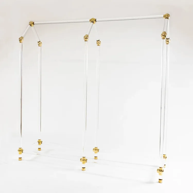 Eco-friendly Acrylic Clothing Racks - Free Standing & Customizable