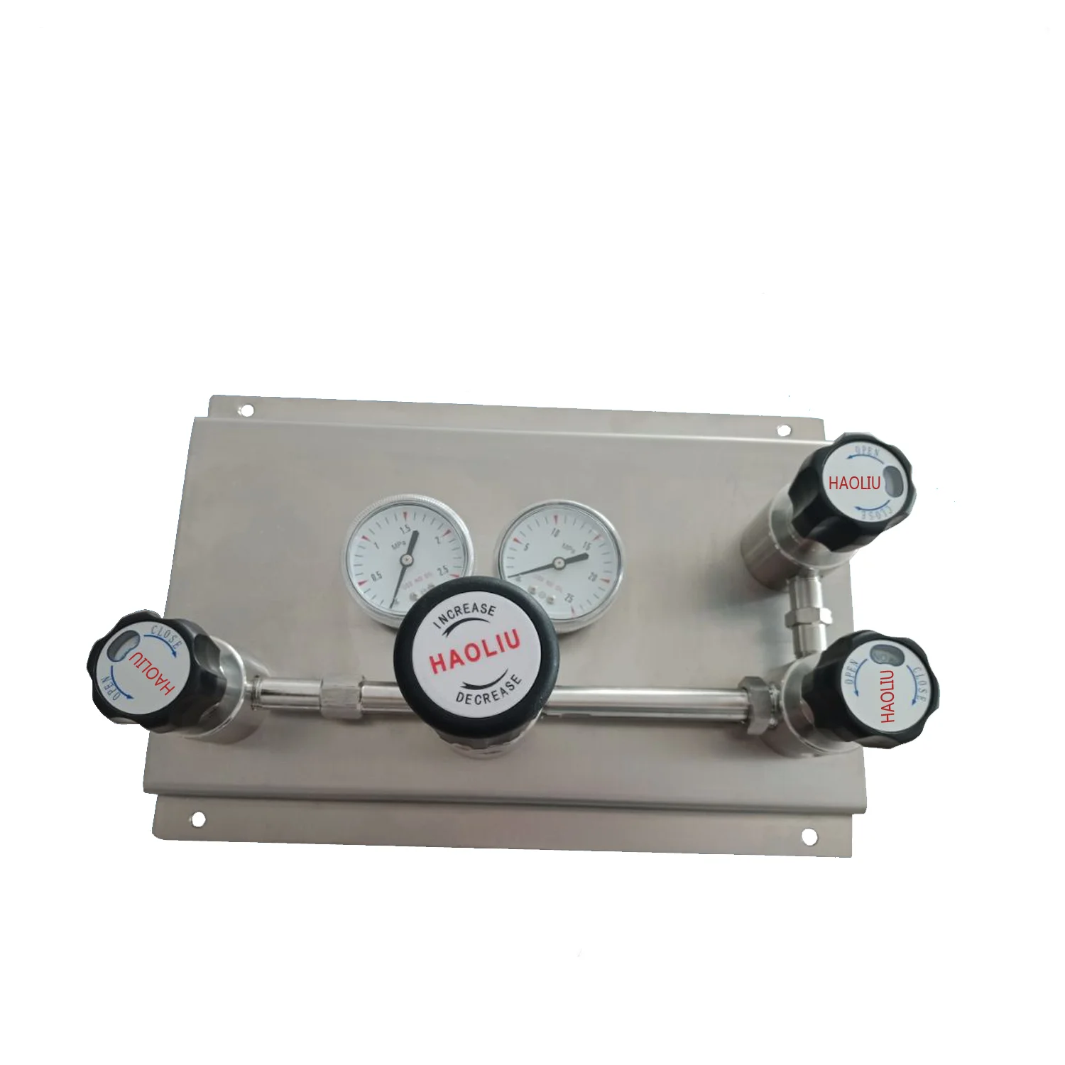 Stainless Steel Gas Pressure Control Panel Regulator