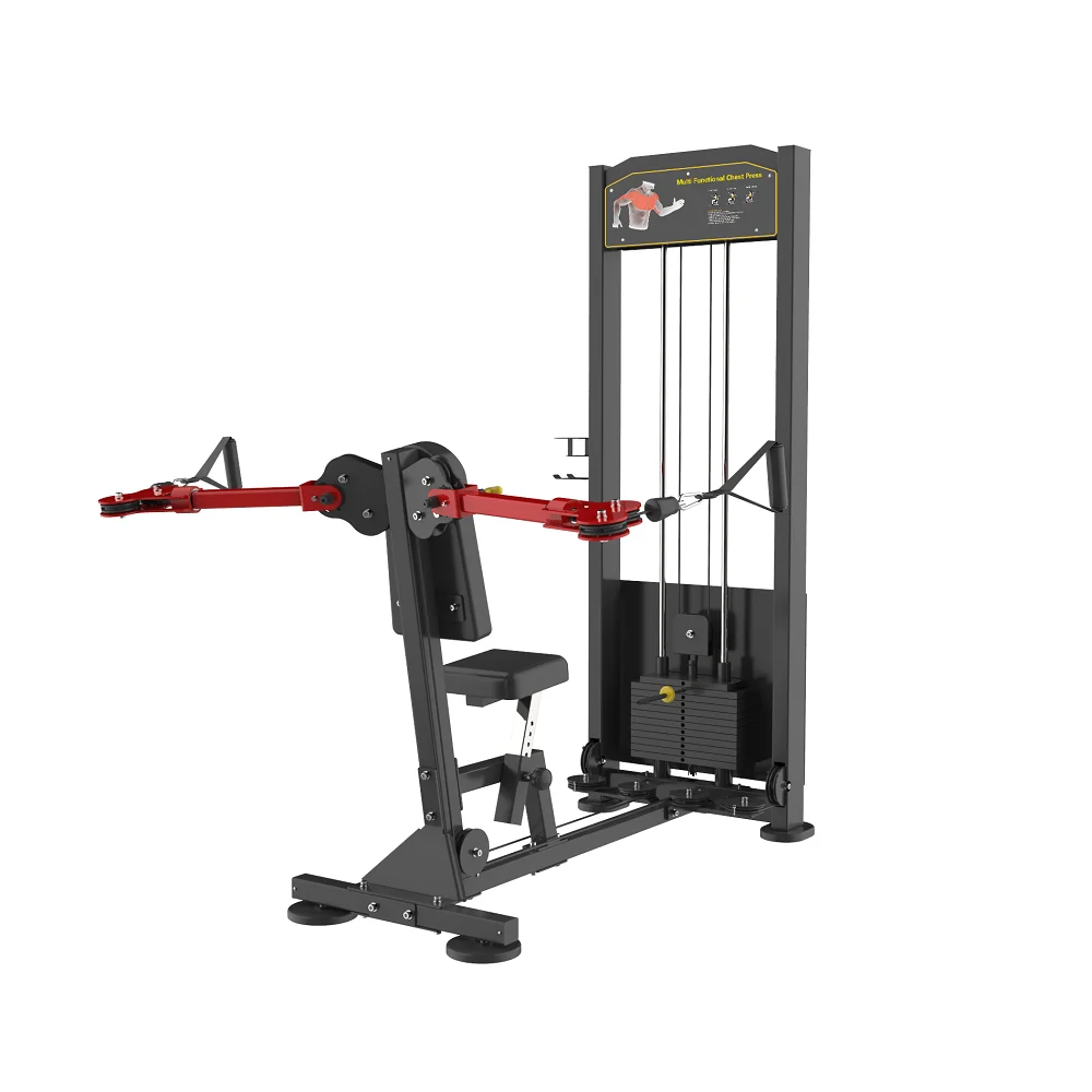 Dual Functional Gym Fitness Strength Machine Chest Press And Shoulder ...
