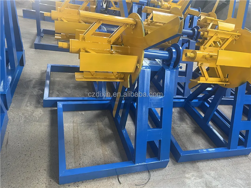 Coil Decoiler Automatic Steel With Expanding Mandrel Hydraulic Decoiler ...