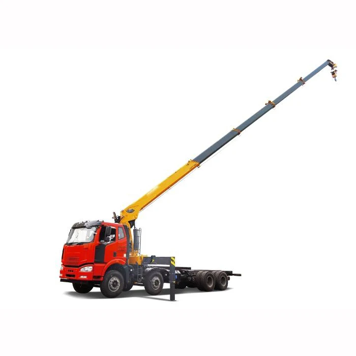 Gsqs250-5 11000kg Telescopic Boom Crane Mounted Truck Cranes With 17.2m ...