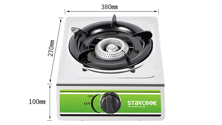 Commercial Single burner Table Gas Stove Stainless Steel Wok Cooktops ...