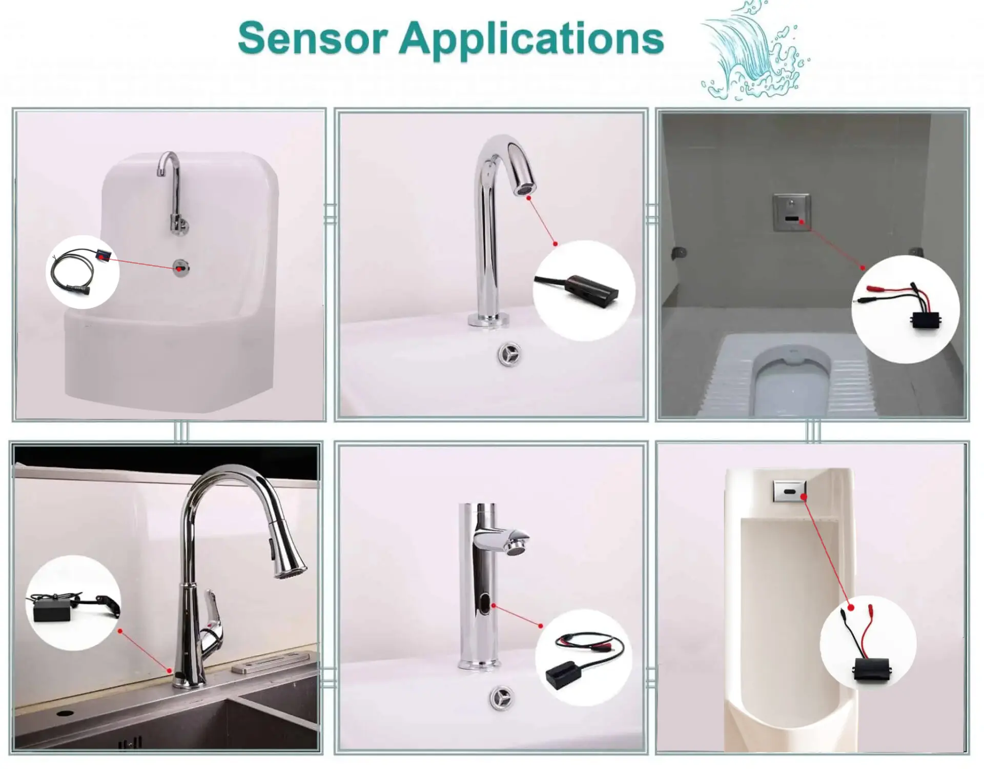 Rajeyn Touchless Urinal Flush Solenoid Valve - Eco-friendly