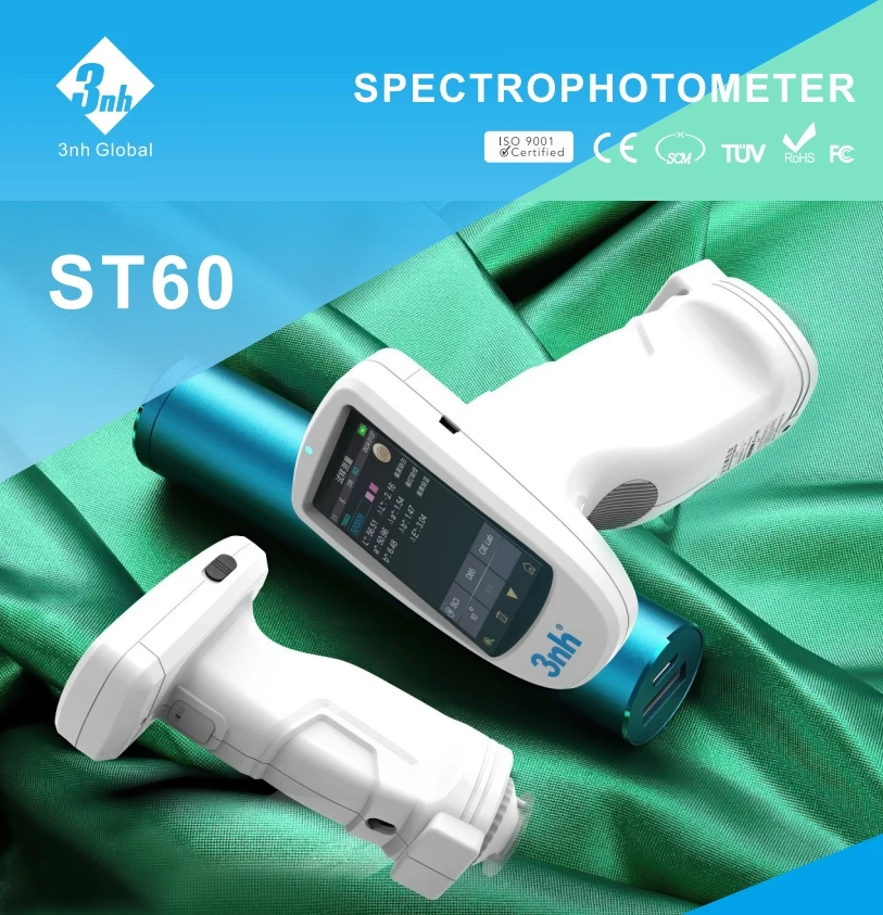 3nh Portable Color Light Spectrum Analyzer Colorimeter Spectrometer ...