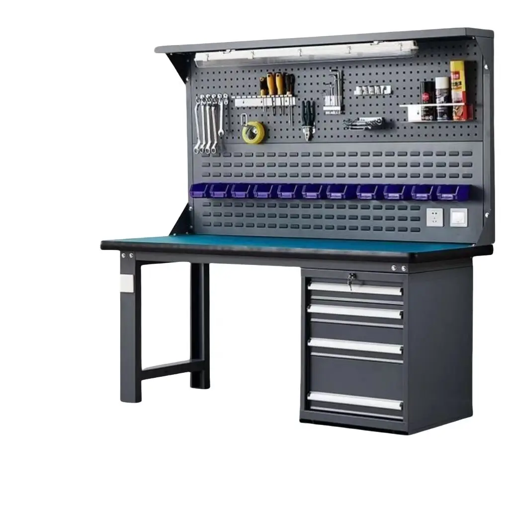Customizable Heavy-Duty Workbench with Multi-Functional Tool Drawers ...