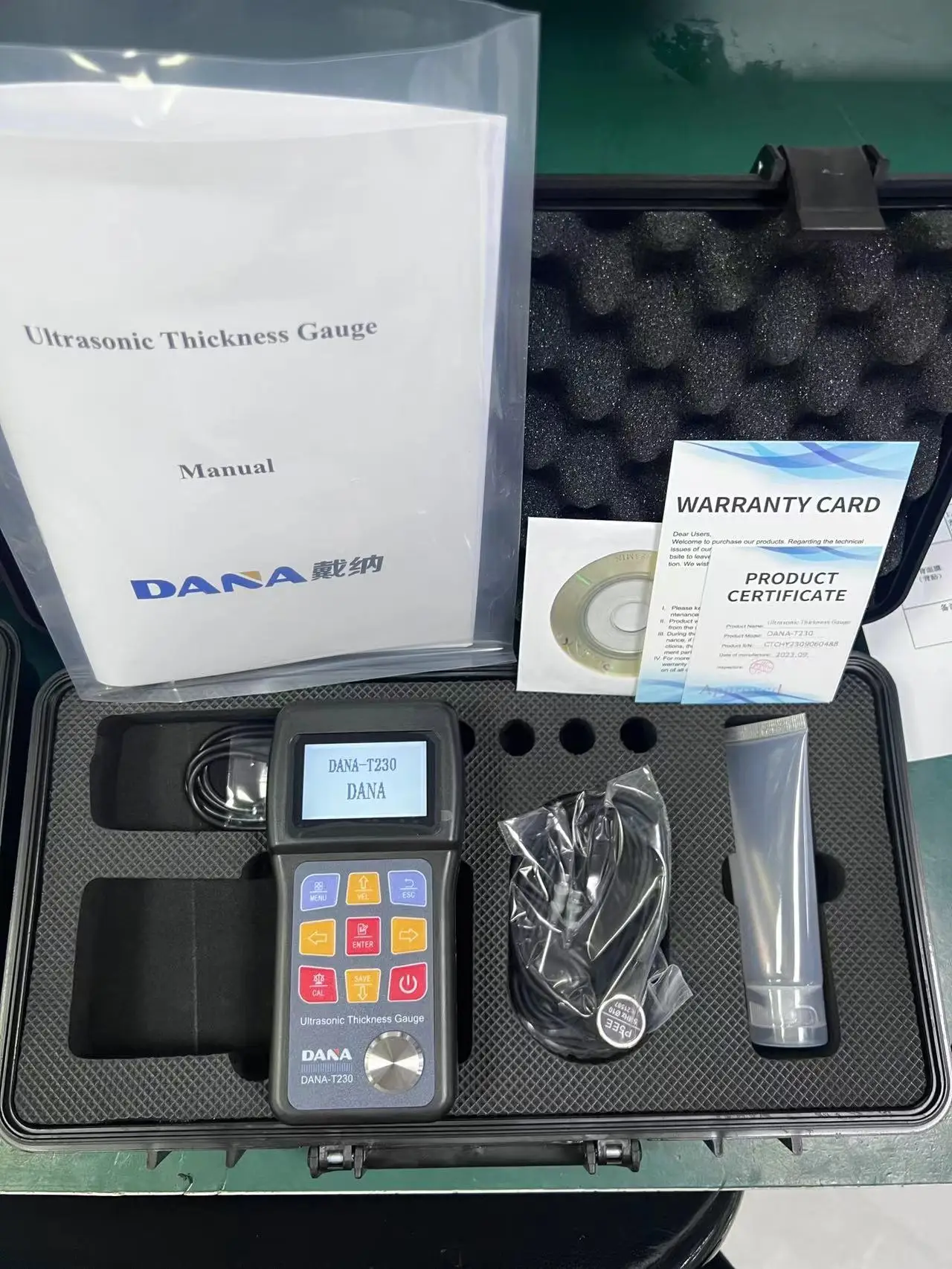 Dana-t230 Digital Ultrasonic Through Metal Coating Pe Ee Thickness ...