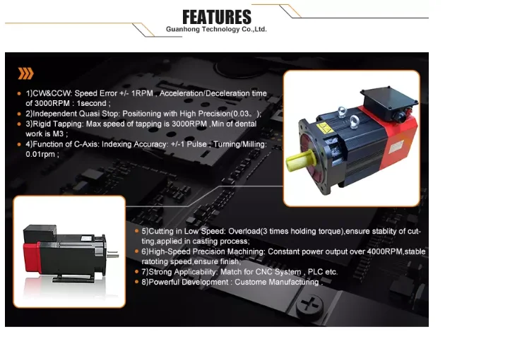 AC CNC Router Spindle Servo Motor - 2.2KW High Torque