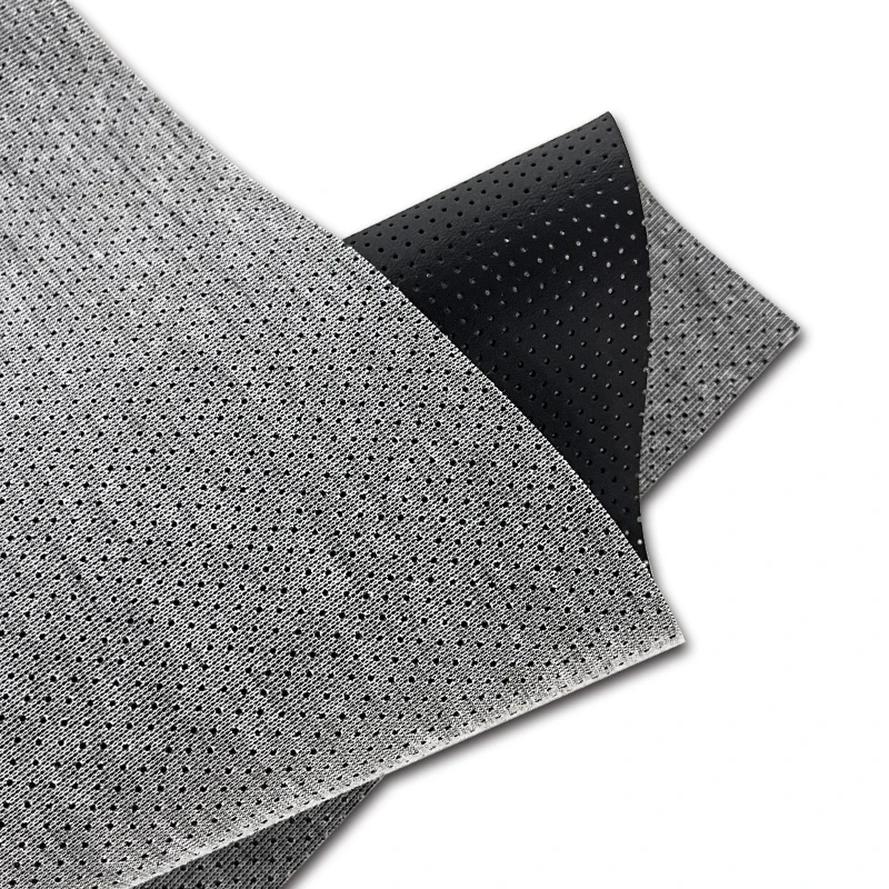 Alibaba.com: Black PVC perforated car leather, embossed pattern ...