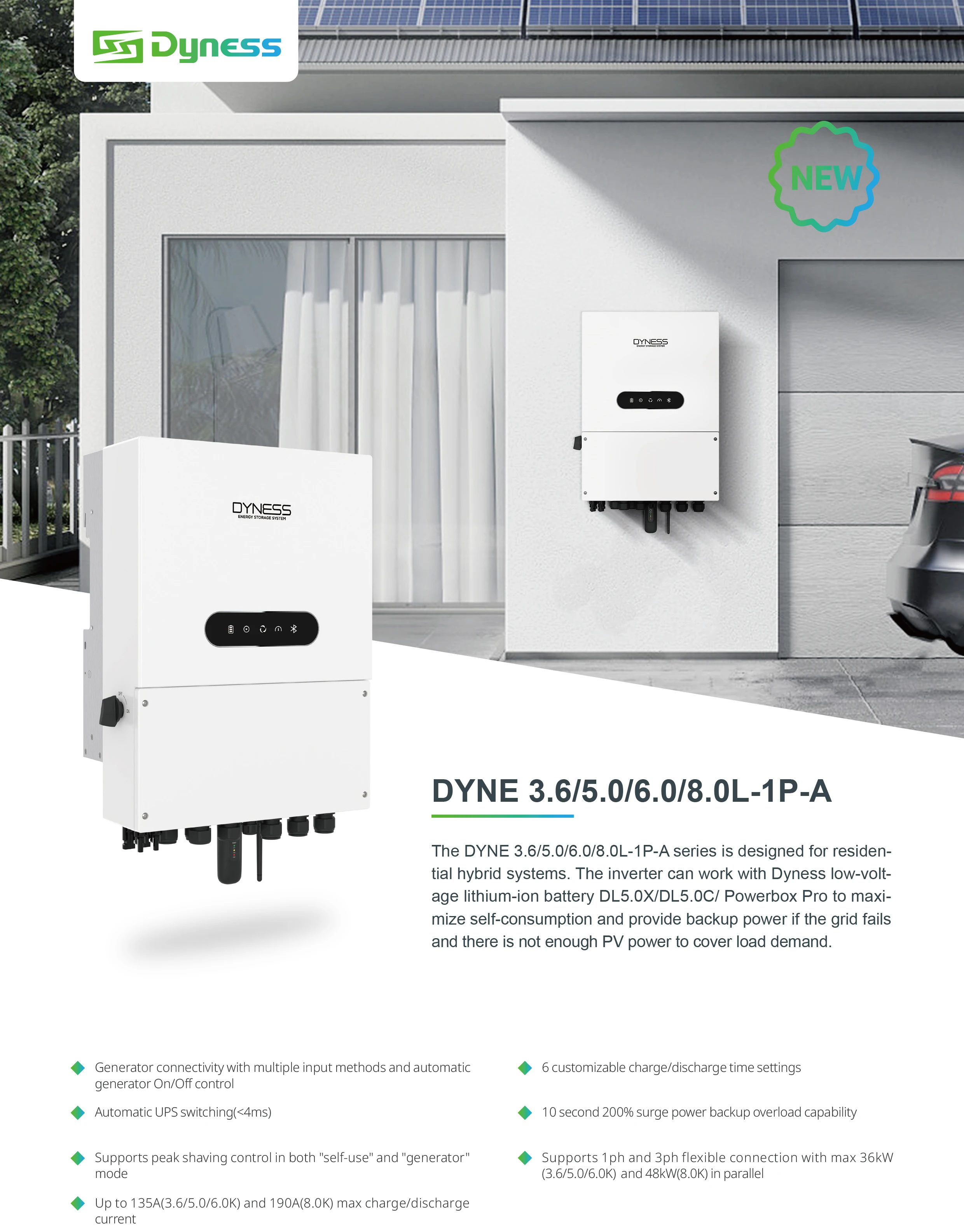 Dyness Solar Inverter - Efficient Hybrid Grid Solution