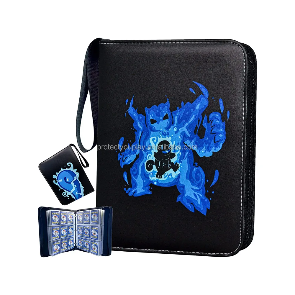 Blue Card Binder For Pokemon Cards Collector Album Binder Holder Book ...