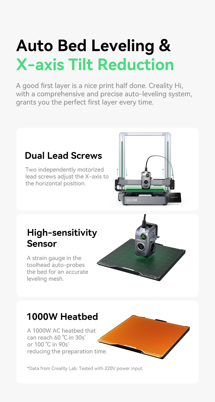Creality Hi 3D Printer - Multi-Color 3D Printing Support