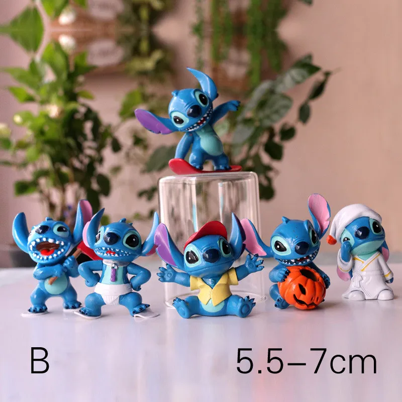 High Quality Stitch Anime Characters Display Models Pvc Action Figures ...