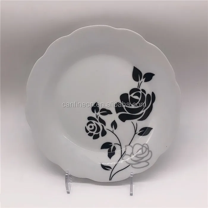 Wholesale Porcelain Round 9 Inch Dinner Plates 8 Inch Ceramic Plate ...