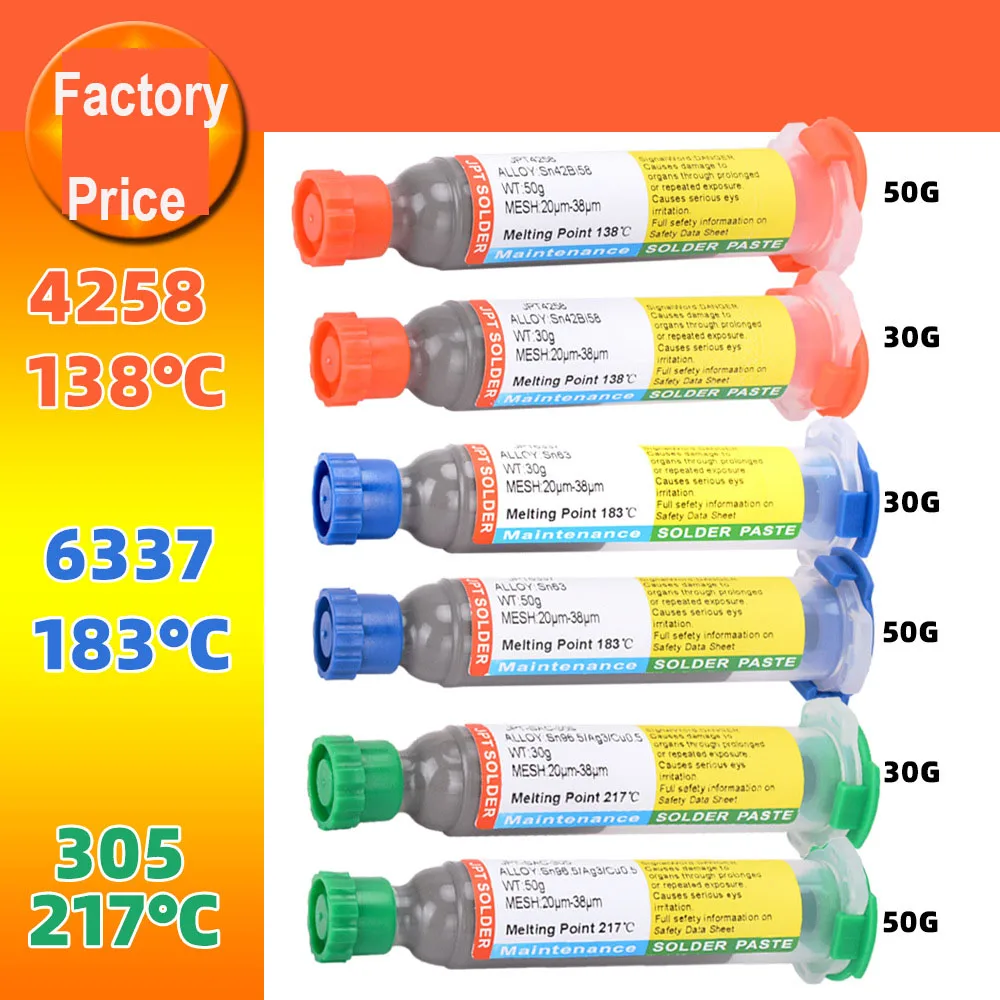 Solder Paste Bcup-4 Low Temperature For Soldering Smd Bga Ic Pcb Needle ...