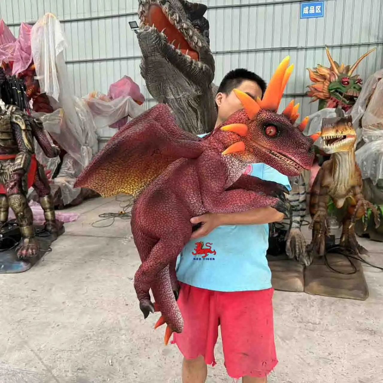 Alibaba.com: Small Animatronic Dinosaurs Hand Puppet Dragon Baby Dragon ...